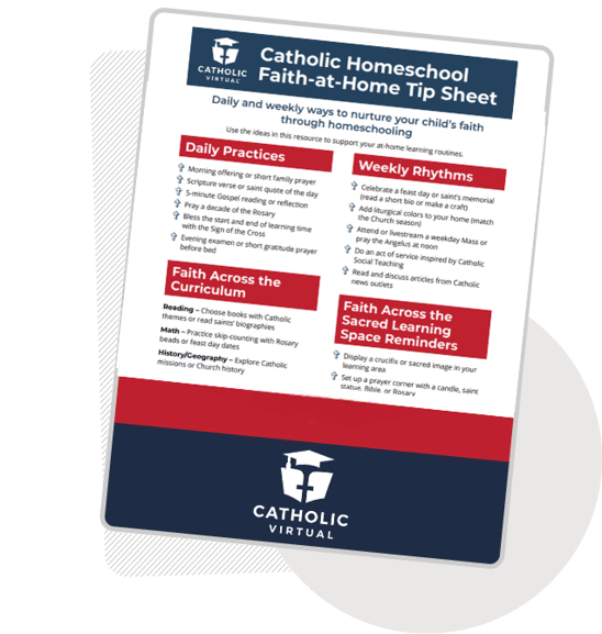 Integrate Faith into At-Home Learning: Tips for Catholic Homeschool ...