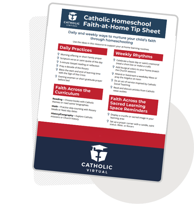 Integrate Faith into At-Home Learning: Tips for Catholic Homeschool ...